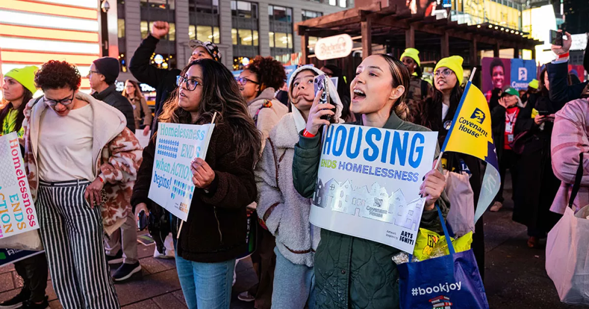 Facing the Truth in Times Square: The Rally to End Youth Homelessness ...